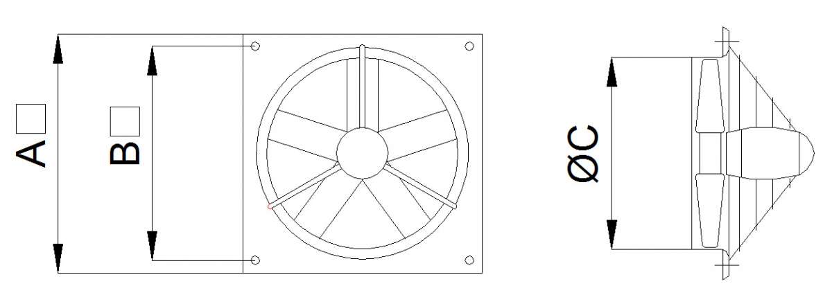 Ventilator 4E45 Multifan 230V | Ventilatoren | Heizungs/Lüftungstechnik ...
